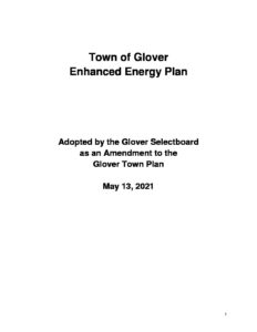 2021 Enhanced Energy Plan [PDF] – Town of Glover, Vermont
